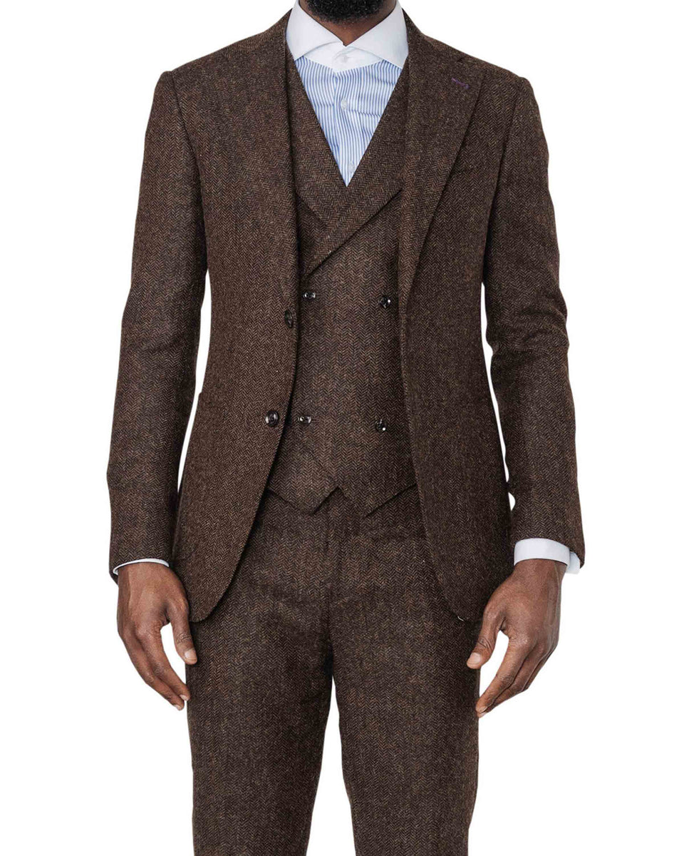 George Brown Tweed 3-Piece Suit – WELTHĒ NYC